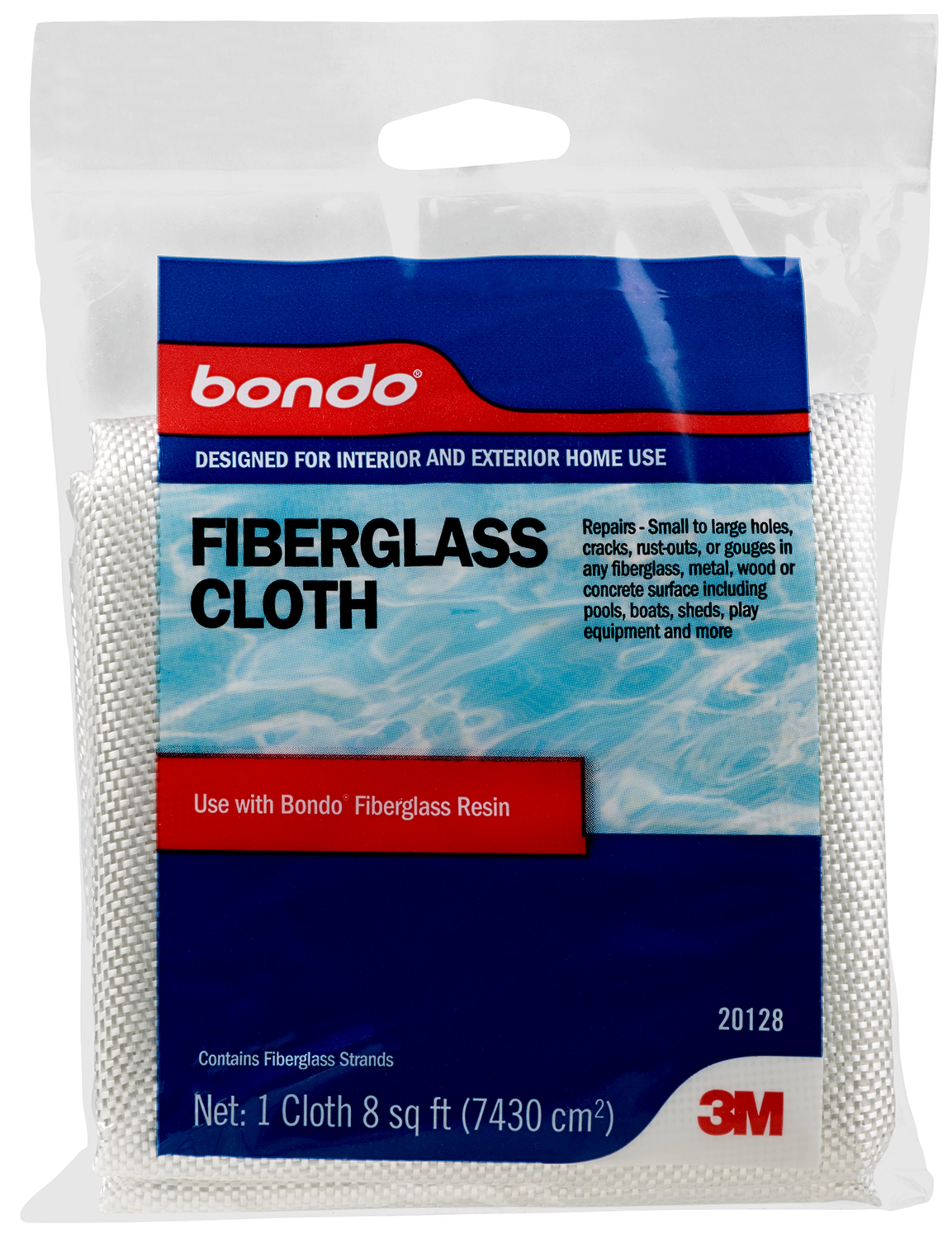 Bondo® Fiberglass Cloth, 20128, 8 sq ft, 6 per case | Ward-Kennedy
