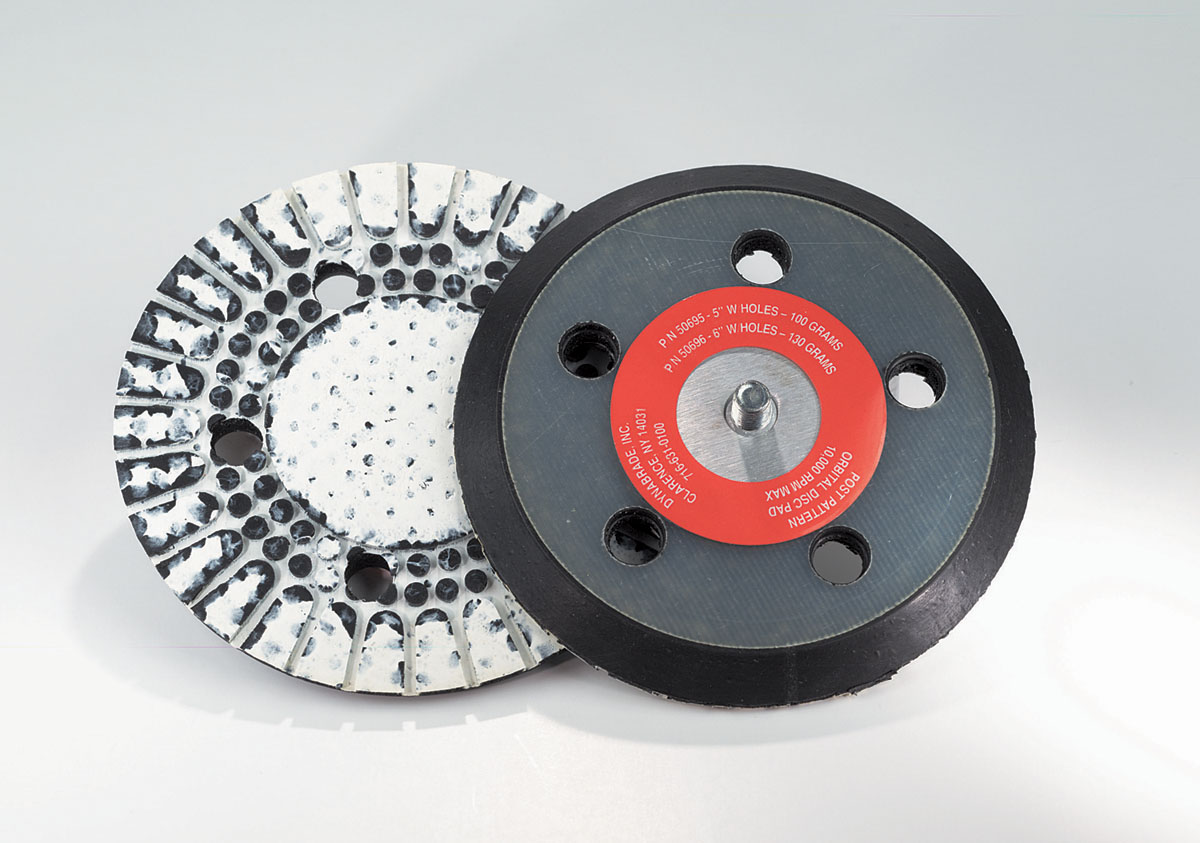 5" (127 mm) Dia. Vacuum Disc Pad, Vinyl-Face | Ward-Kennedy