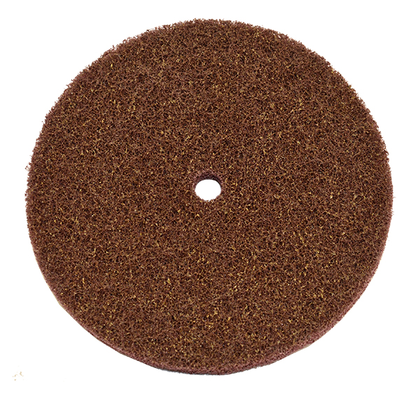 8" High Strength Satin Finishing Discs, Very Fine, 1/2" Arbor | Ward ...