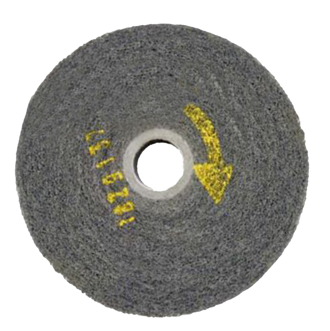 8" x 1/2" Convolute Light Finishing Wheel, 8S Fine, 3" Arbor | Ward-Kennedy